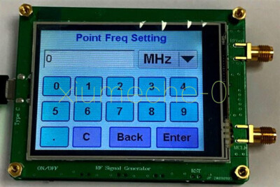 35M-4.4G RF Signal Generator PLL Sweep Frequency Generator Touch Screen ...