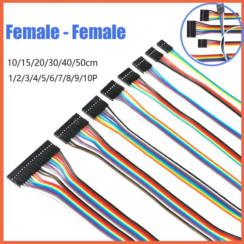 Dupont Jump Wire F-F Jumper Breadboard Cable Lead 1 Pin - 10 Pin For ...