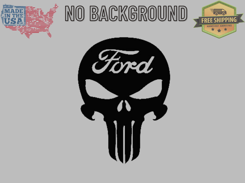 Ford Punisher Skull Fits F150 F250 Super Duty Mustang High Quality ...