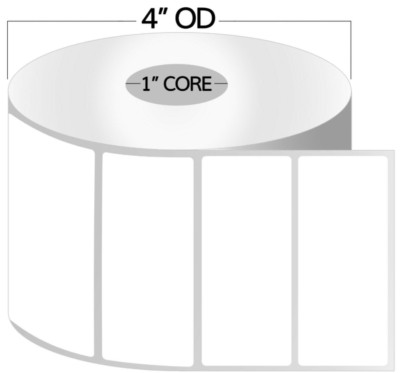 Thermal Labels - 3X1 Zebra