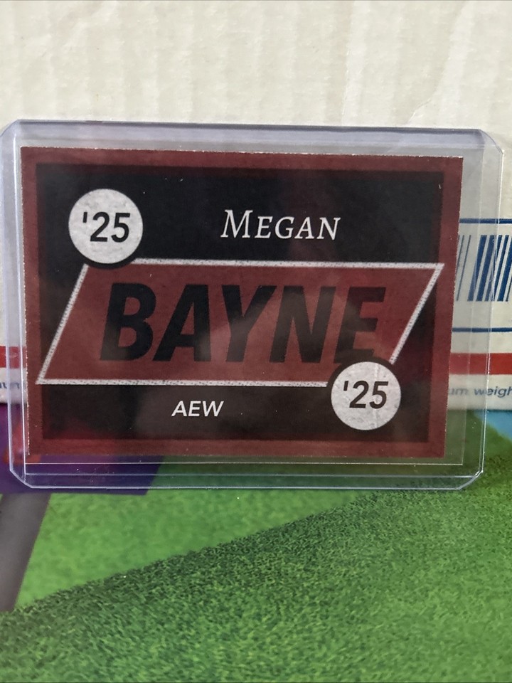 Megan Bayne Sexy Custom Trading Card AEW | eBay
