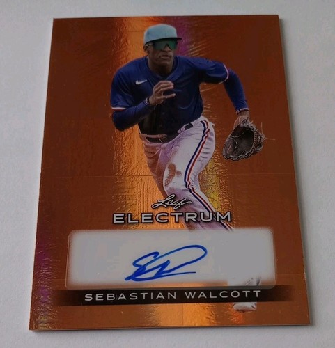 Sebastian Walcott 2024 Leaf Electrum Bronze Rookie Auto Autograph 85/99 ...