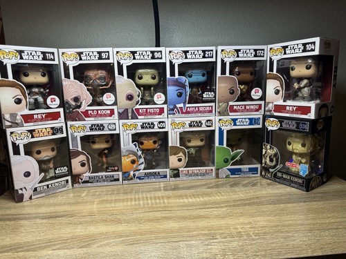 Lot Of 12 Star Wars Funk Pops-Jedi Bundle | eBay