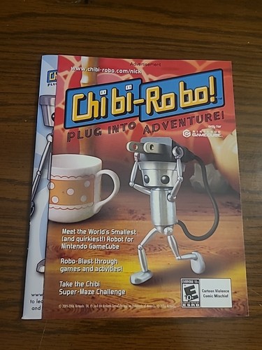 Chibi-Robo Gamecube Toys R Us Promo Advertisement Pamphlet | eBay