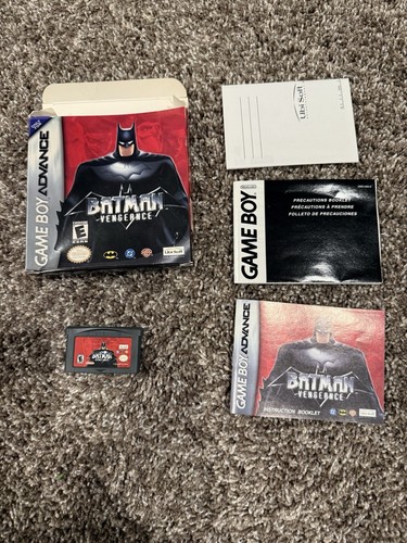 Batman Vengeance for Gameboy Advance CIB Works With Box | eBay