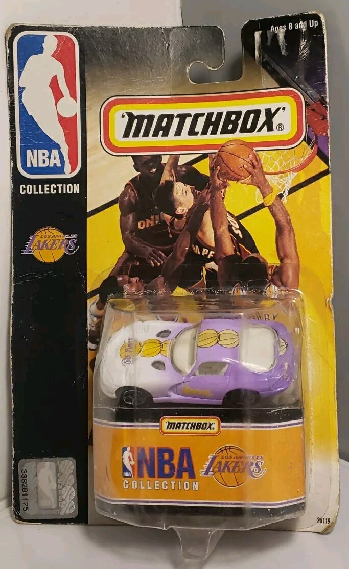 Matchbox 1998 NBA Collection Los Angeles Lakers Dodge Viper Diecast Car ...