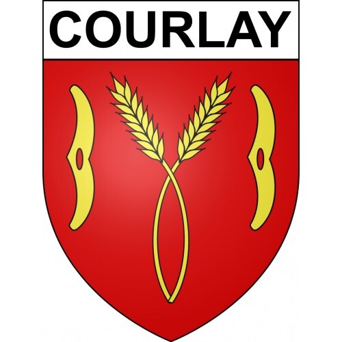 Courlay 79 ville sticker blason écusson autocollant adhésif | eBay