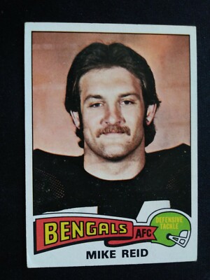 1975 Topps Football Card # 430 Mike Reid - Cincinnati Bengals | eBay
