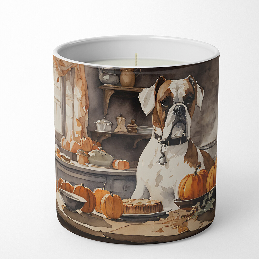 Boxer Fall Kitchen Pumpkin Spice 10 oz Decorative Soy Candle DAC1750CDL ...