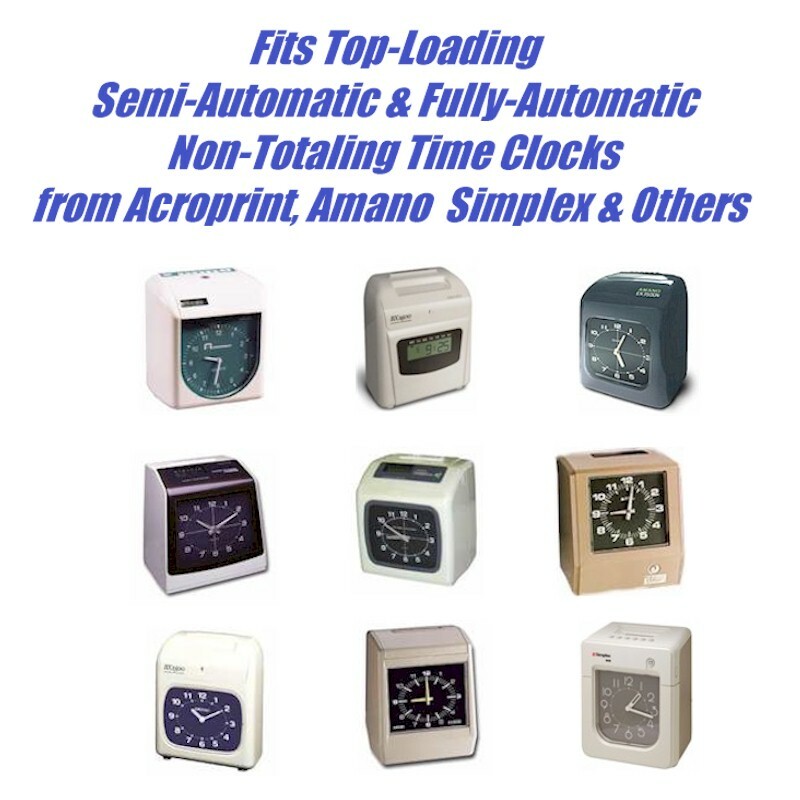 1000 Count, Form 25-2685-00-8 Semi-Monthly Time Cards for Top-Load Time ...