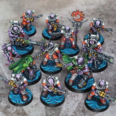 Warhammer Genestealer Cult Wyrmblade Kill Team - Comic book style ...