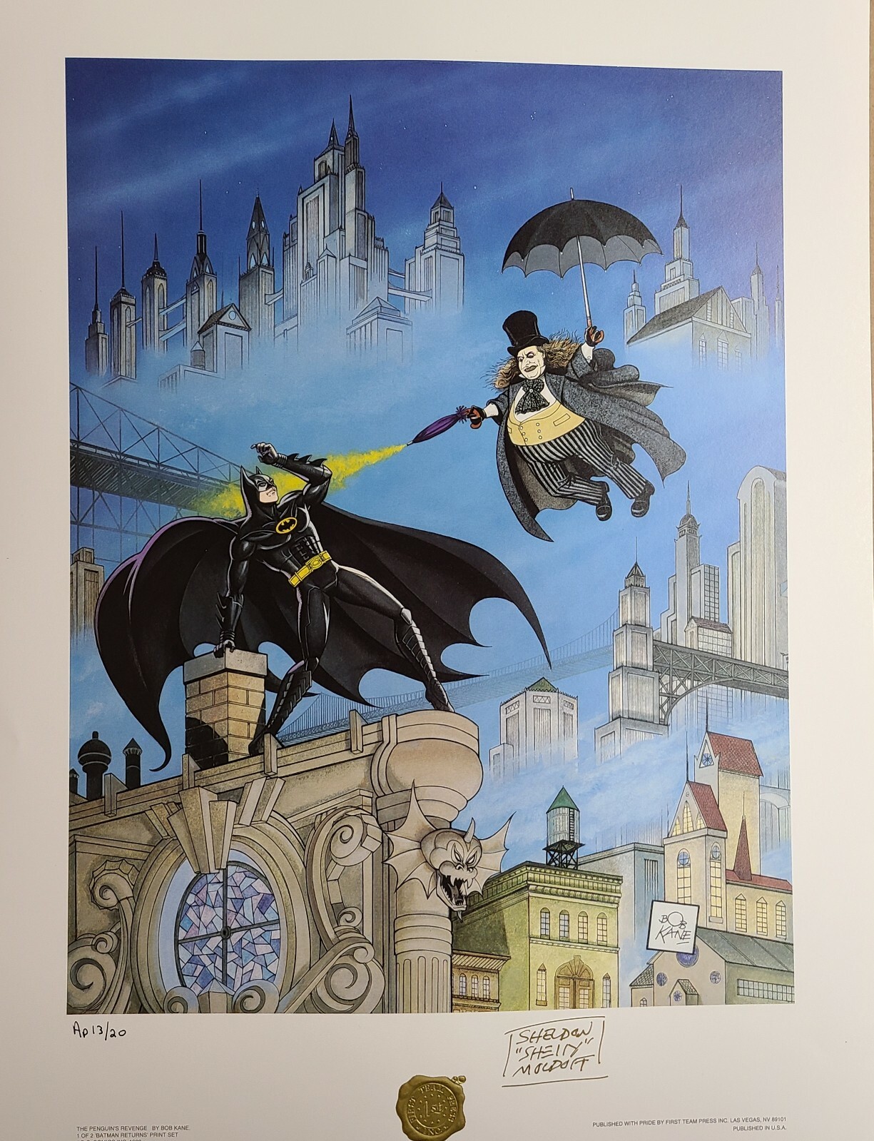 Alex Ross Batman Beyond Lithograph