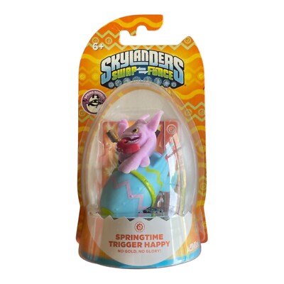 Skylanders Swap Force Flocked Springtime Trigger Happy Chase Variant ...