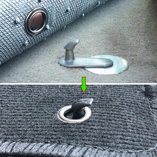 4 Pieces/Kit Automotive Floor Mat Clip Replacing Fastener Accessories ...