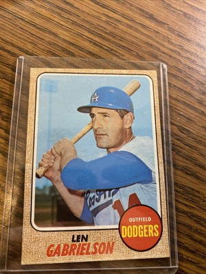1968 TOPPS BASEBALL #357 LEN GABRIELSON EX+ A705 | eBay