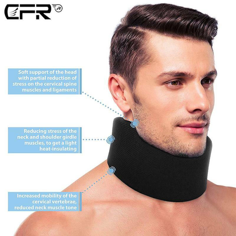 Adjustable Neck Brace Support Wrap Soft Foam Cervical Collar Neck Pain ...