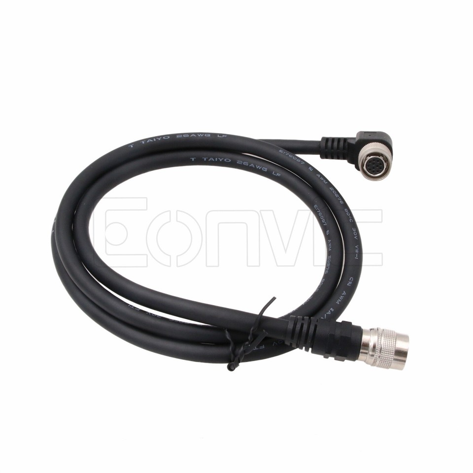 Sony CCD Camera CCU DXC-950 XC-999 Cable Right Angle 12 Pin Hirose CCXC ...