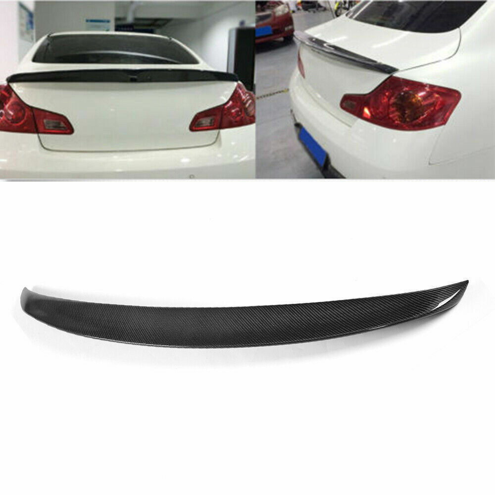 Carbon Fiber Rear Trunk Spoiler For Infiniti G35 G37 4-Door Sedan 07-15 ...