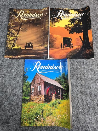 Reminisce Magazine First Year of Publication 3 Issues 1991 Country Life ...