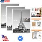 12x16 Picture Frame White 3 Pack, Scratch-Proof Poster Frames 12 x 16 ...