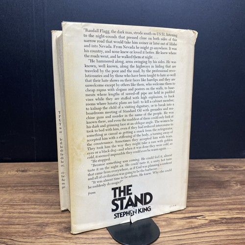 Stephen King The Stand 1978 First BCE Book Club HC/DJ - Gutter Code X48 ...