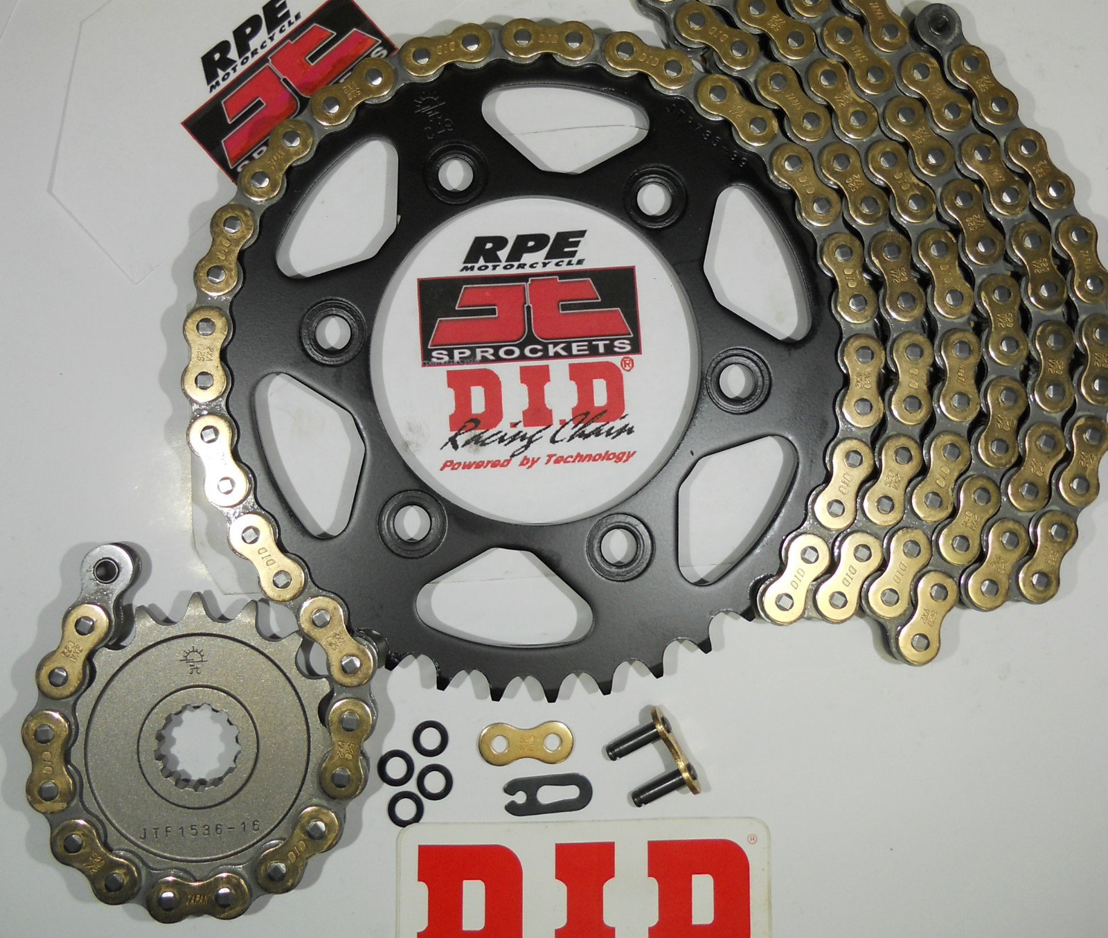 Kawi 2009 EX650R NINJA DID Gold X-Ring CHAIN AND SPROCKETS KIT *OEM, QA ...
