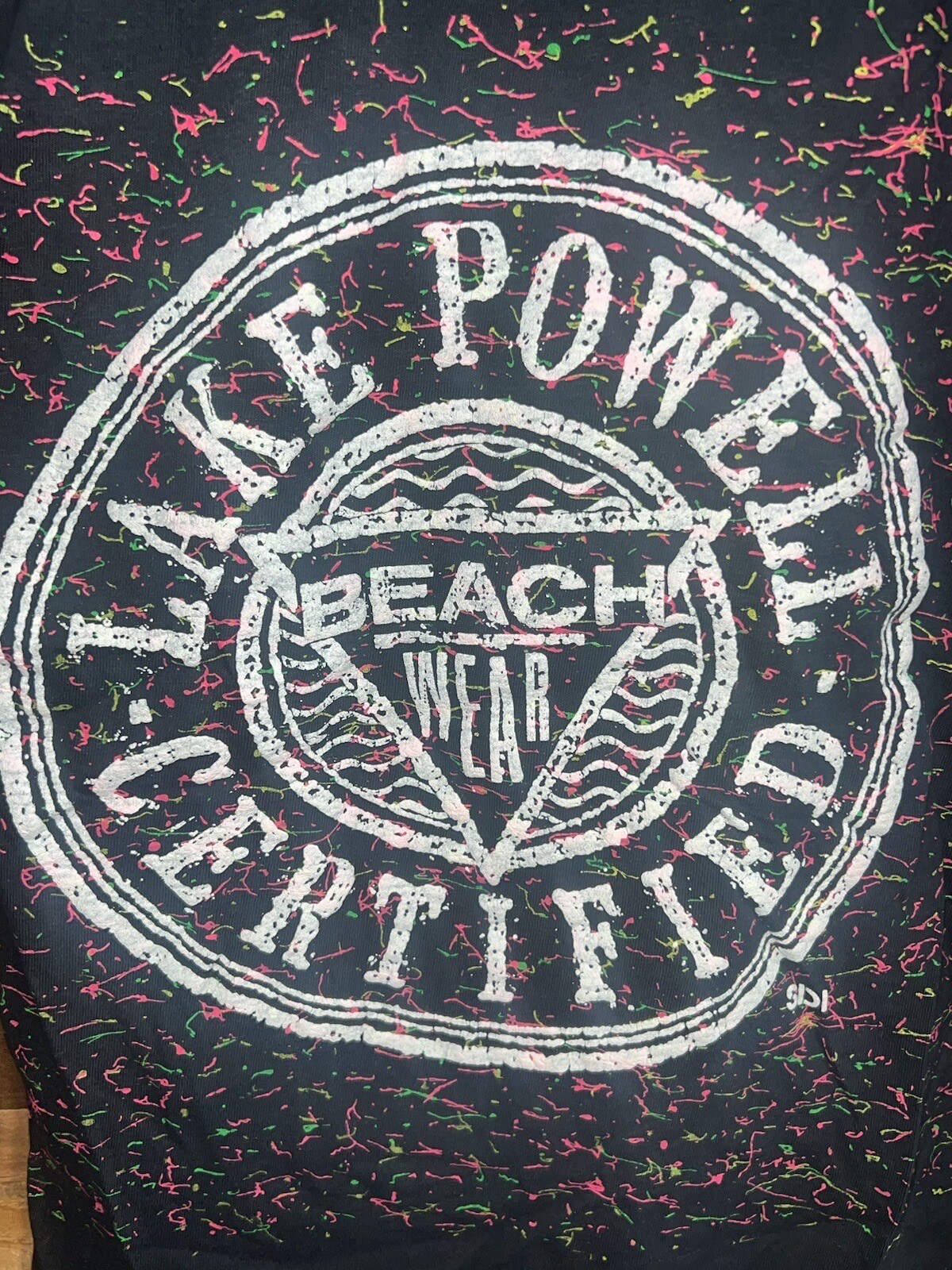 Vintage Rare Lake Powell Beach Wear themed Black colo… - Gem