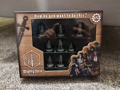 Steam Forged Games Critical Role Mighty Nein Miniatures FULL SET RARE ...