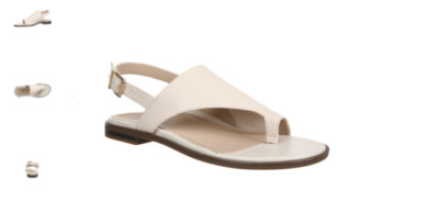 Vionic Ella Cream Toe Loop Arch Support Comfort Sandal Women's US sizes ...