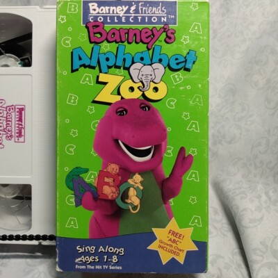 Barney - Barneys Alphabet Zoo (VHS, 1994) Barney And Friends Collection ...