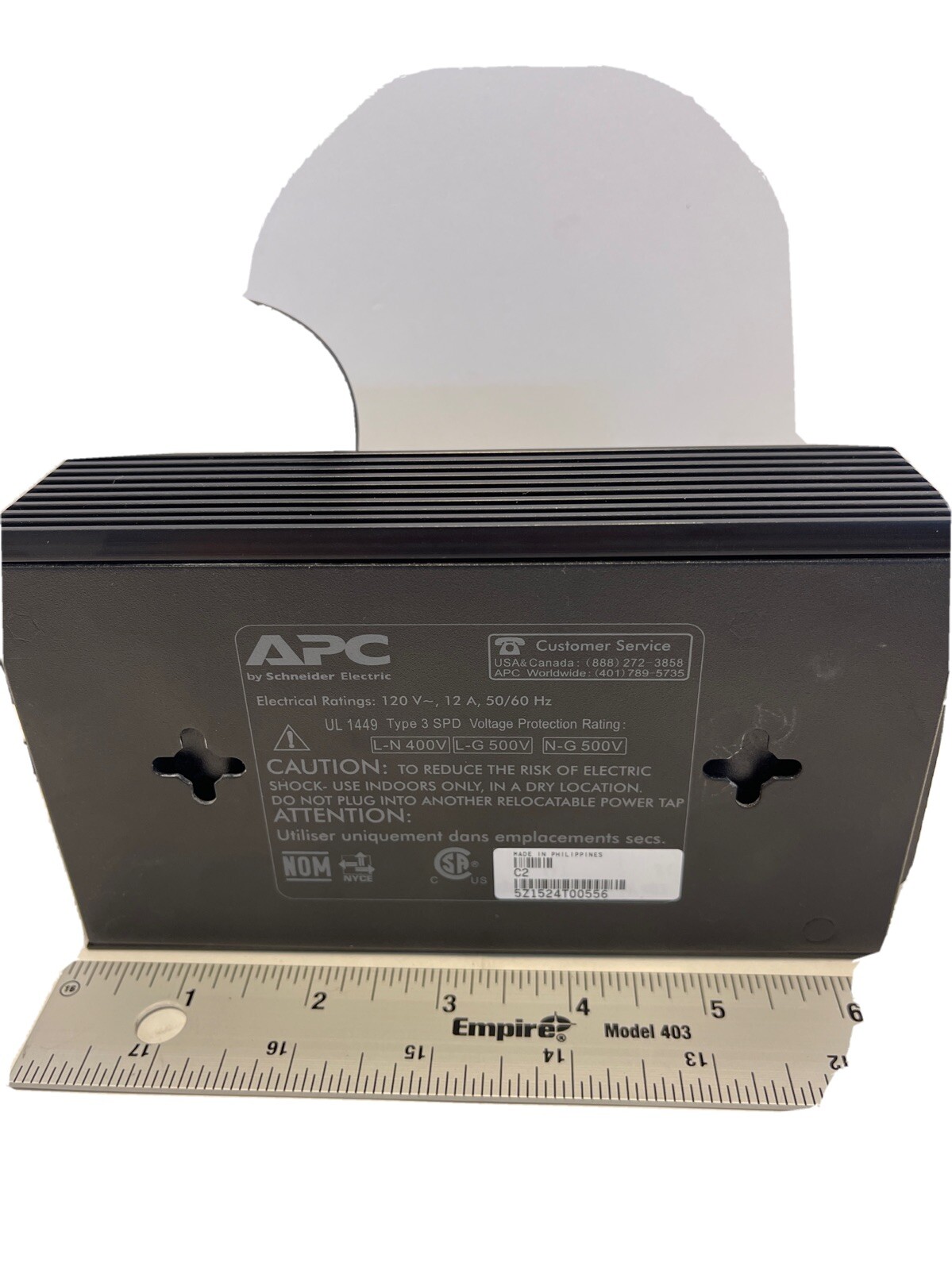 APC C2 AV C Type 2 Outlet Wall Mount Power Filter, 120V Working Lot Of ...