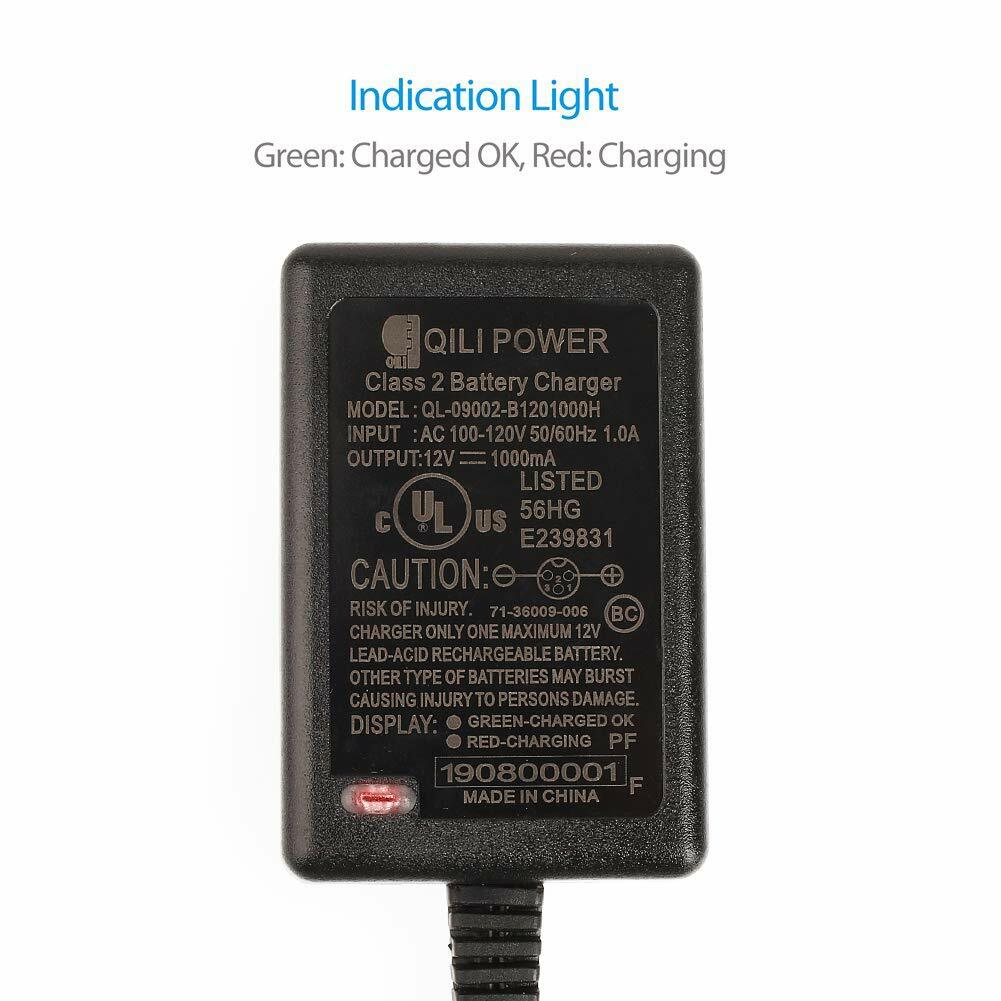 12V Battery Charger Electric Scooter For Razor E90 PowerRider 360 ...