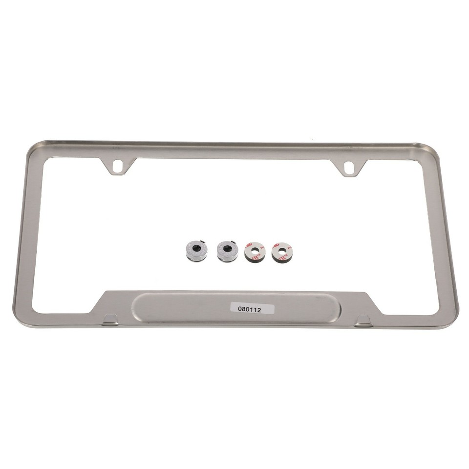 OEM NEW Subaru "BRZ" Chrome Stainless License Plate Frame GENUINE ...