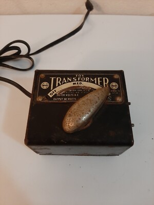 Louis Marx & Co 1209 Model Train Toy Transformer 110-120 Volts Vintage ...