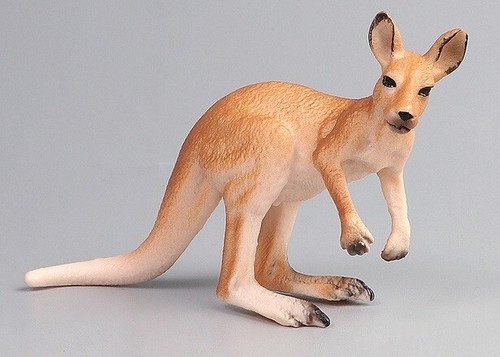 Male Kangaroo Wild Animal Toy PVC Action Figure Doll Kids Toys Party ...