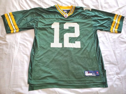 Reebok Authentic Equipment Green Bay Packers #12 Aaron Rodgers NFL ...