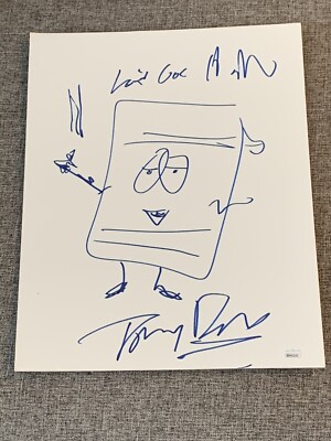 Trey Parker Hand Drawn 11x14 TOWELIE South Park Autographed Sketch JSA ...