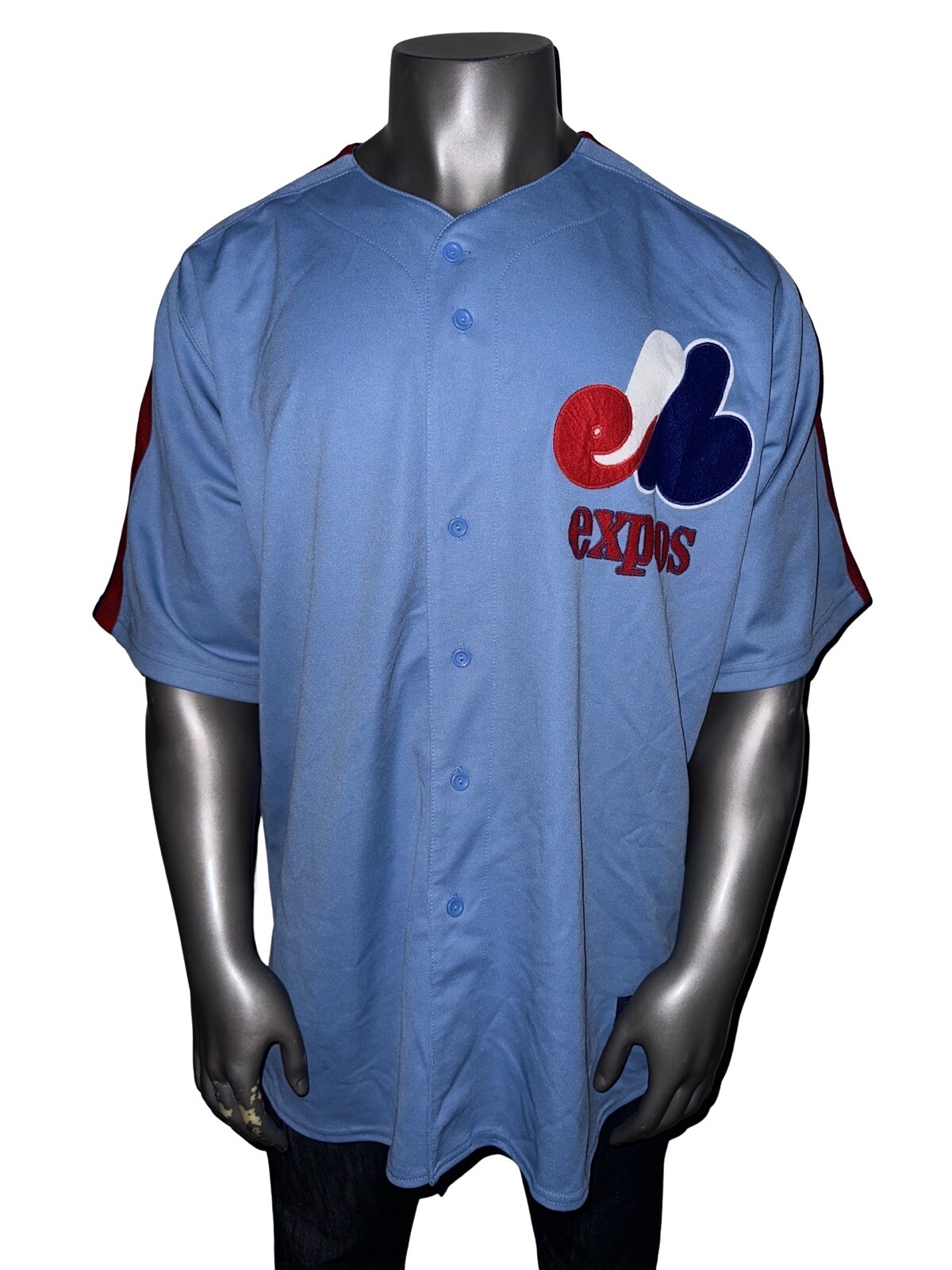 Vintage Montreal Expos Majestic Cooperstown Collection Men’s 4XL Blue ...