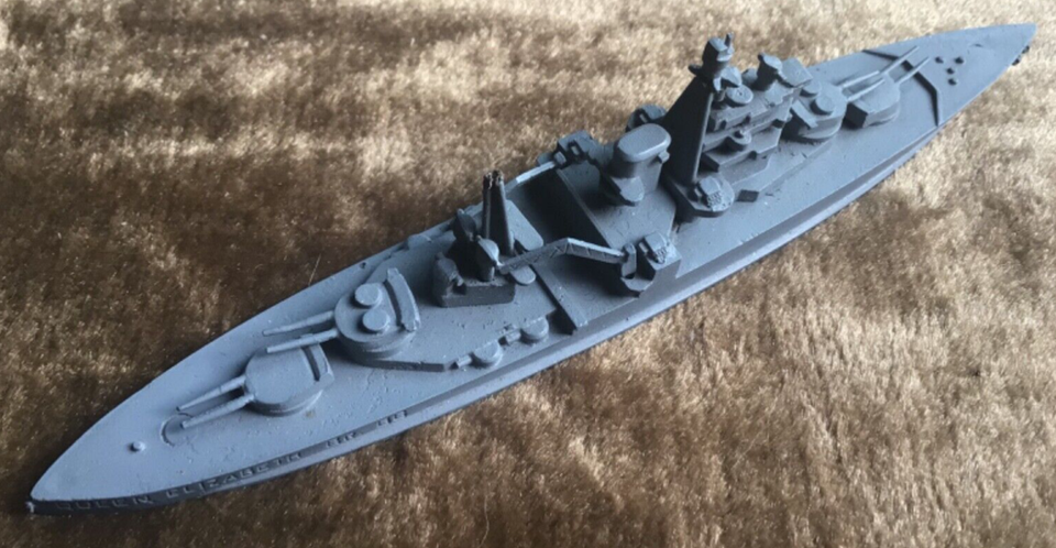 WWII Comet Authenticast British Battleship Queen Elizabeth Class ...