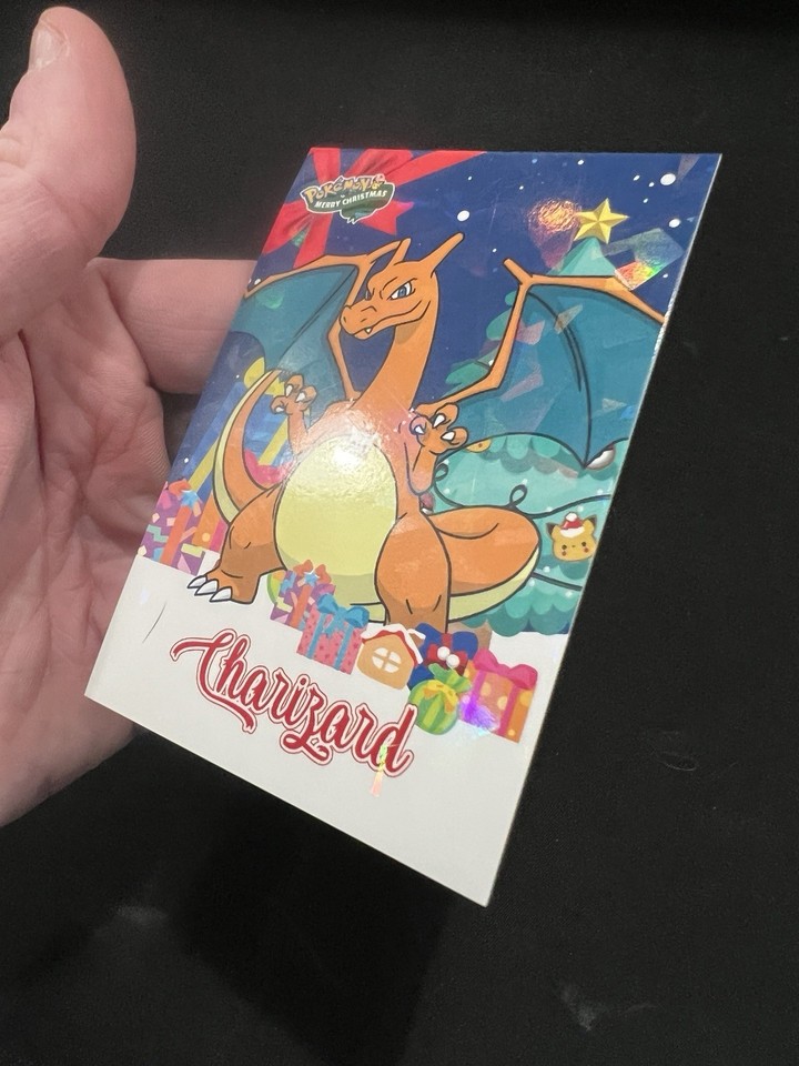 Pokemon Merry Christmas Card Database - Christmas Charizard | eBay
