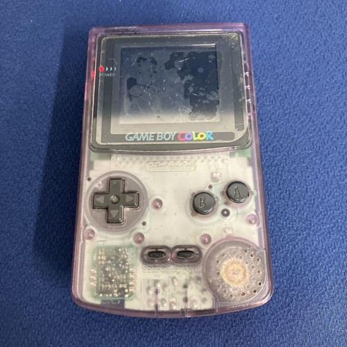 Game Boy Color Clear Purple Body Tested Working Rare Collectible | eBay