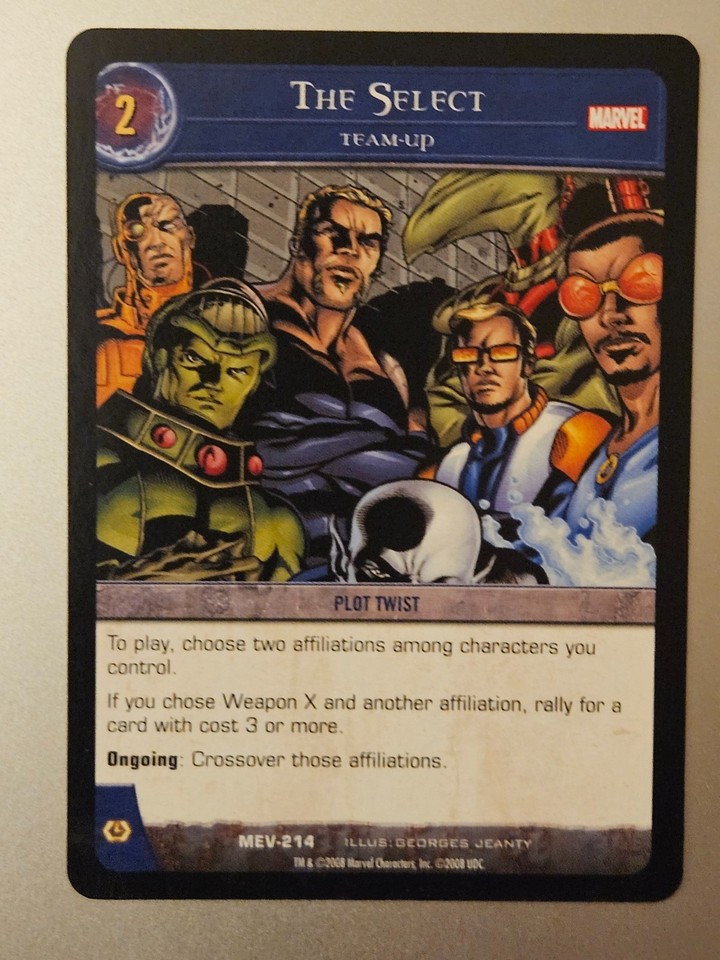 Upper Deck 2008 VS System Marvel Evolution * Pick Your Card * | eBay