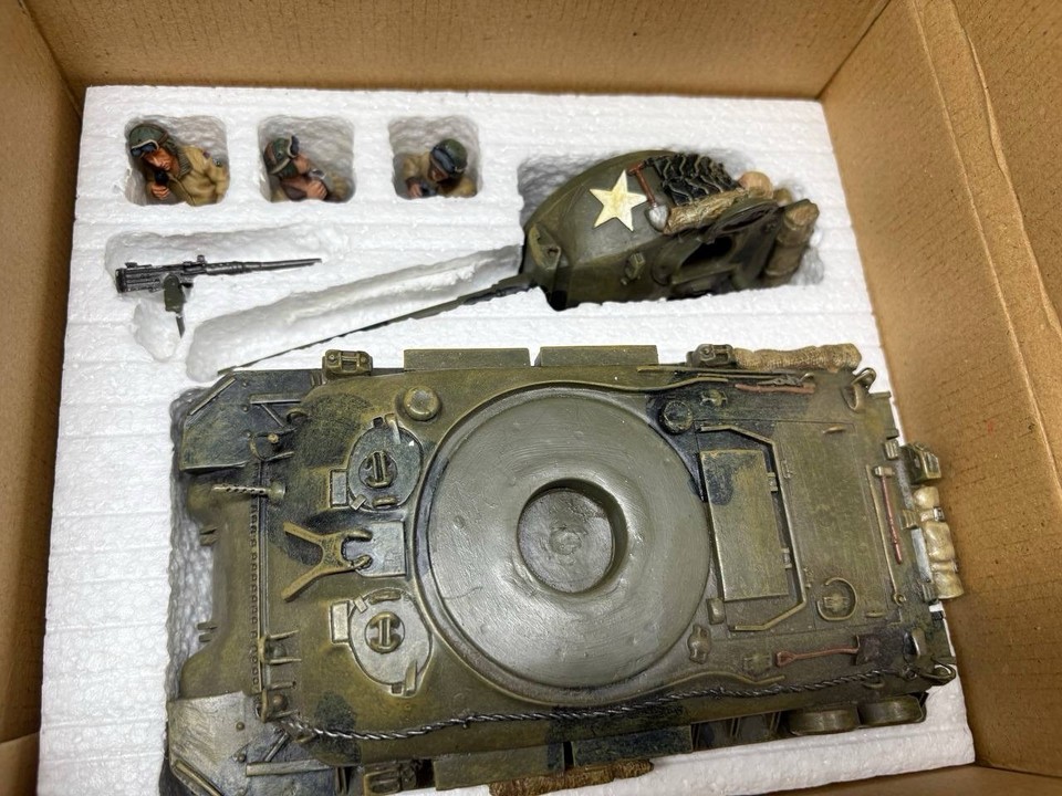 rare figure tank set KING COUNTRY dd027 ww2 dd27 US M4 EASY EIGHT ...