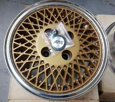 NEW 14X6" AMERICAN RACING ALUMINUM ALLOY MESH WHEELS/ RIMS 4X108 PAIR ...