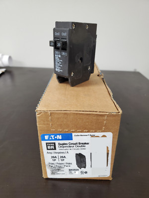 NIB - Eaton - BR2020 - Molded Case Circuit Breaker - 20A, 1-Phase, 120V ...