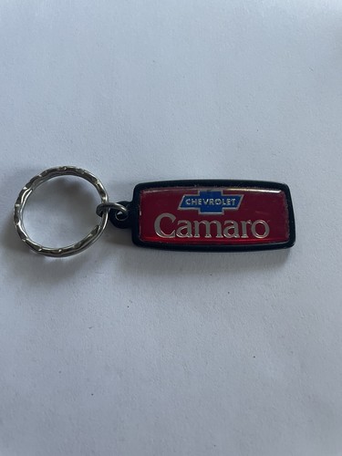 CHEVY CAMARO BLACK METAL KEY CHAIN VINTAGE NOS UNIQUE MADE IN USA | eBay