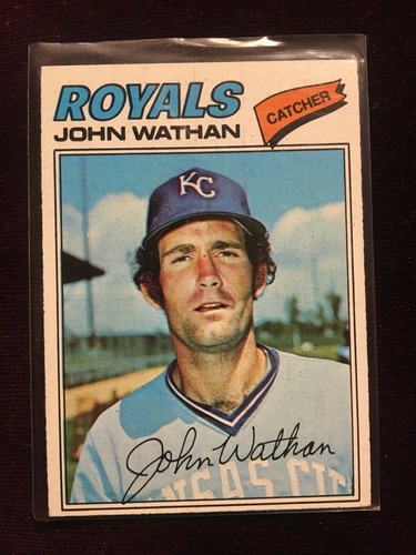 1977 Topps #218 Royals John Wathan Baseball Card | eBay