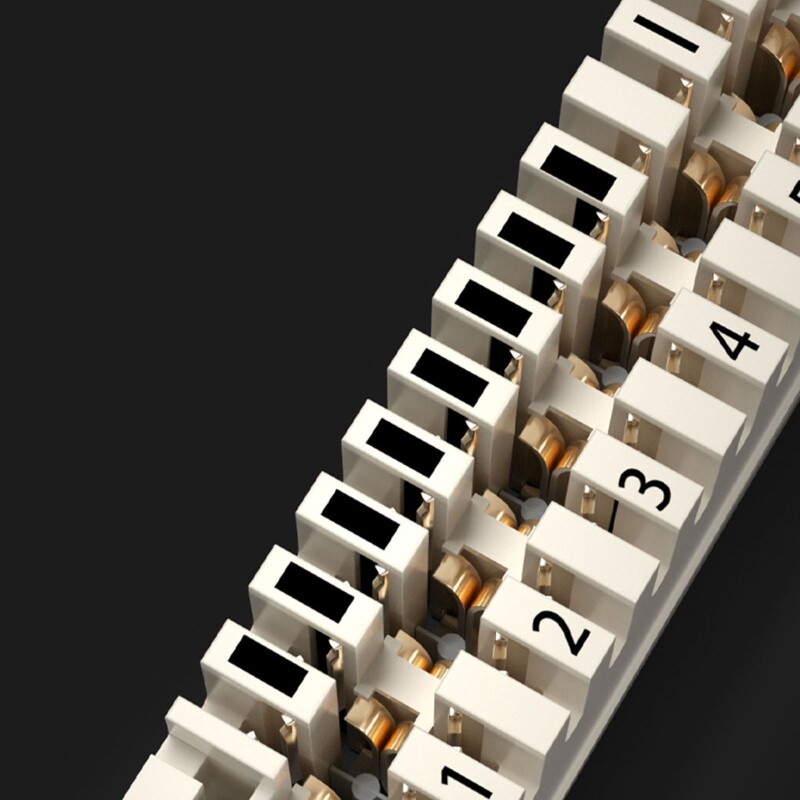 Silver-plated Copper krone Article 10 Pairs of Line Row Kelon Voice ...