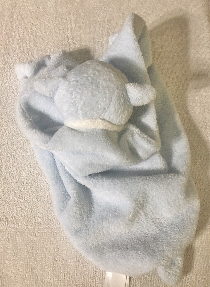Angel Dear Security Blanket Baby Blue Sheep Lamb Lovey Eyes Closed | eBay