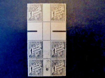 TUNISIA, SC# J1, POSTAGE DUE, GUTTER STAMPS (1901) Cancelled | eBay